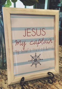 Jesus, My Captain & A Printable – Ashley & Company